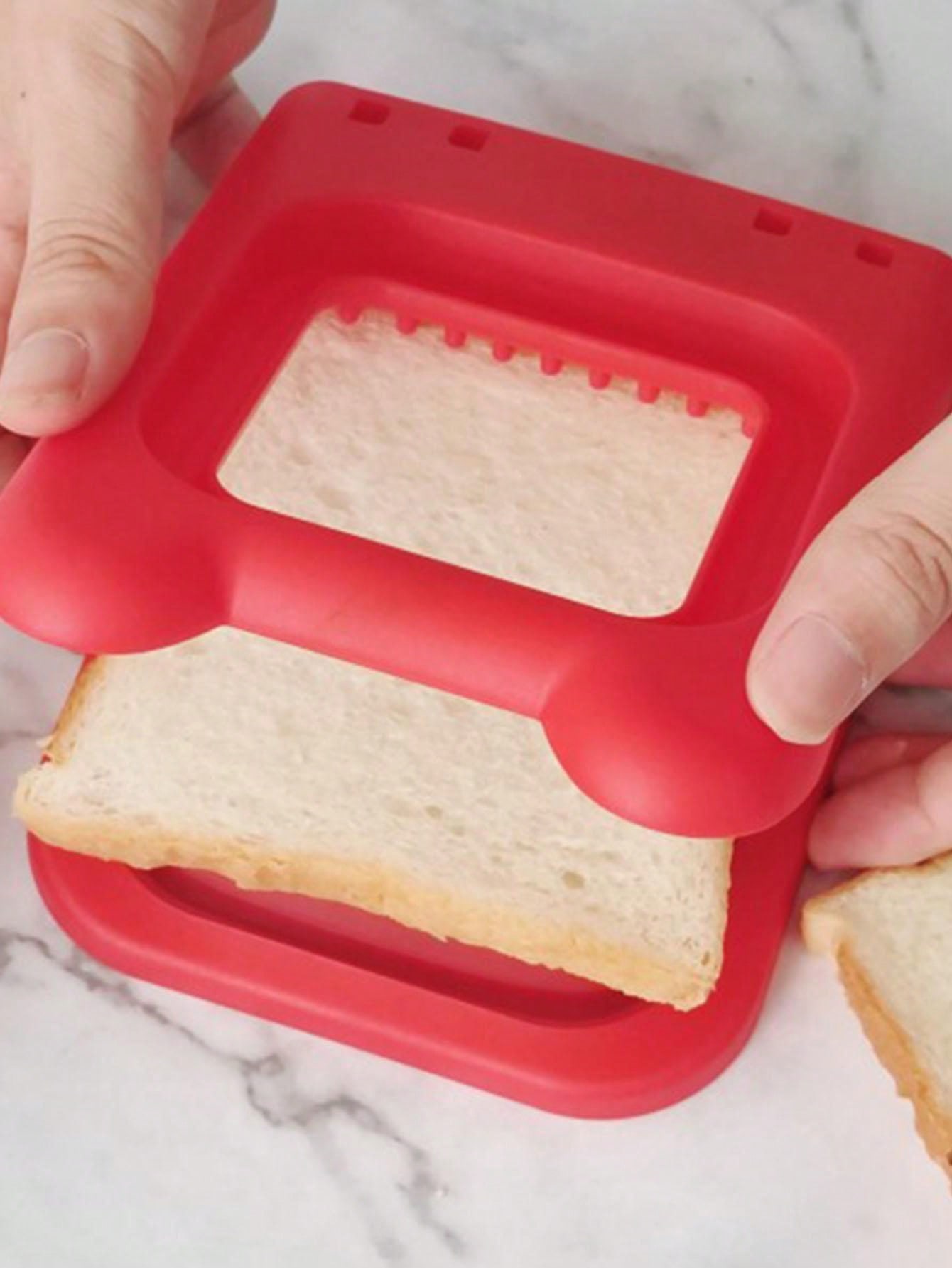 1pc Sandwich Bread Cutter In Red, Multi-shape Cookie Cutter, Bread Mold ...