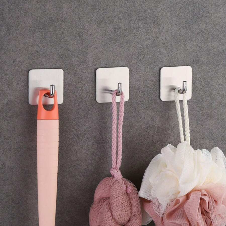 304 stainless steel Adhesive hooks,Adhesive Hooks Heavy Duty Wall Hooks ...