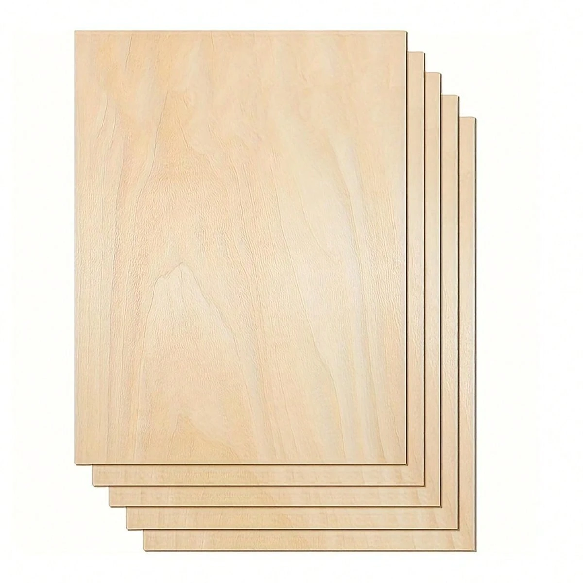 12pcs/pack 2mm Balsa Wood Veneer Sheet For Handicrafts, Painting Diy ...