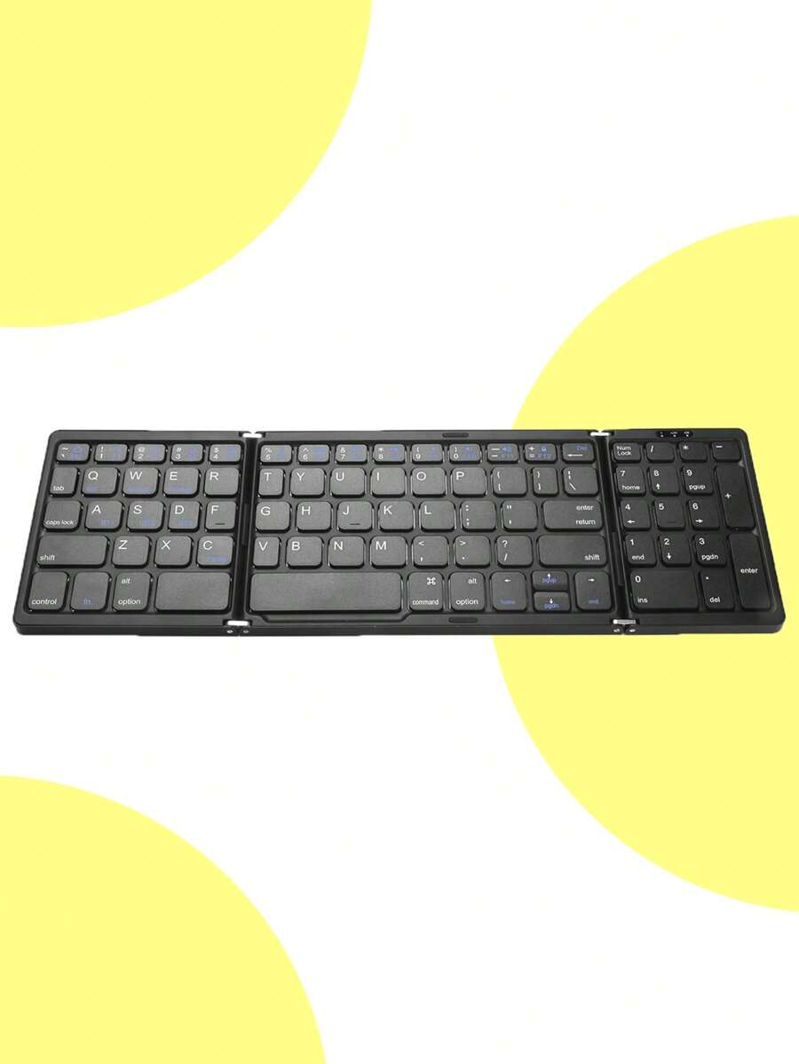 B089 Teclado Bluetooth plegable multidispositivo con teclado numérico ...