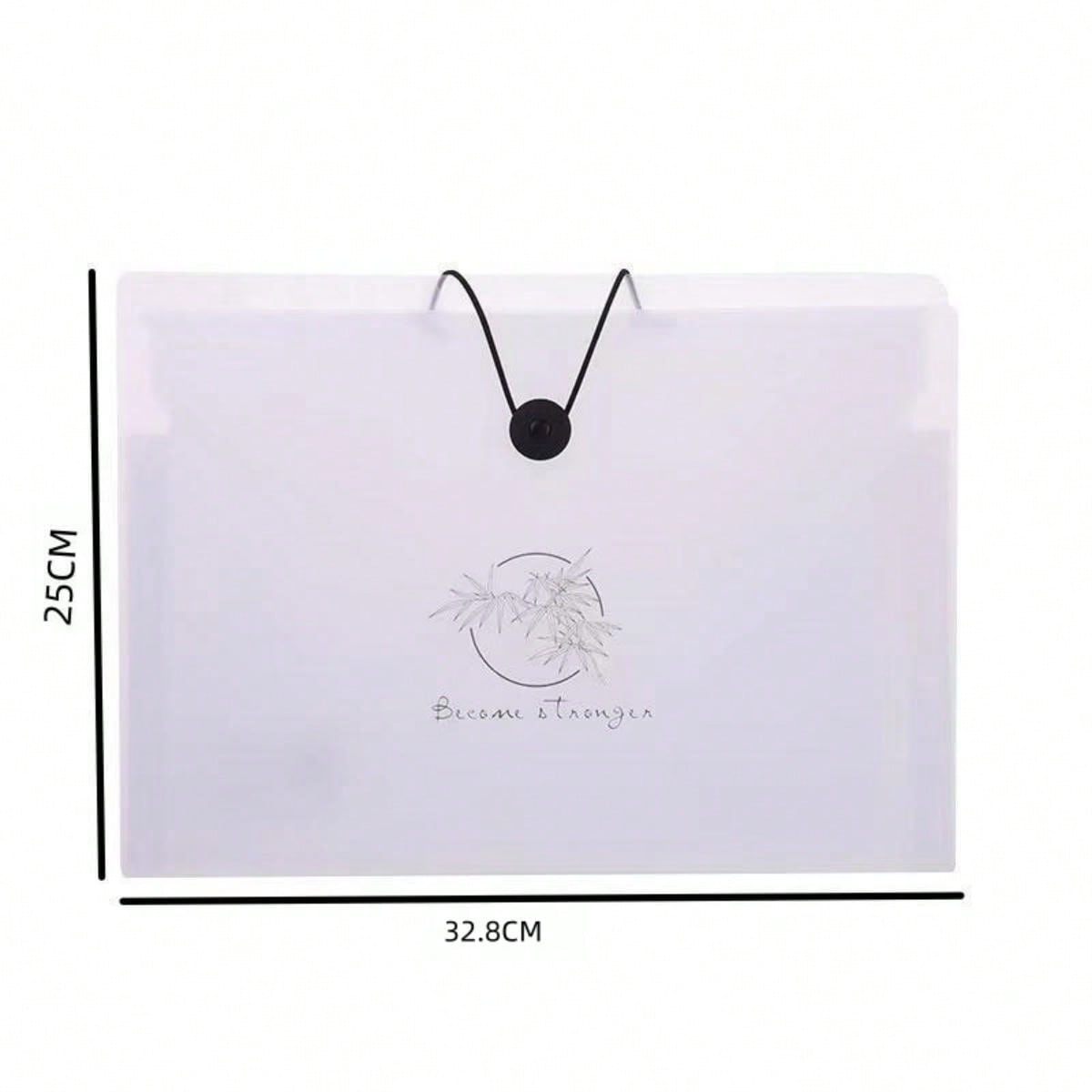 1pc 5-layer Simple Bamboo File Folder For Organizing Documents ...