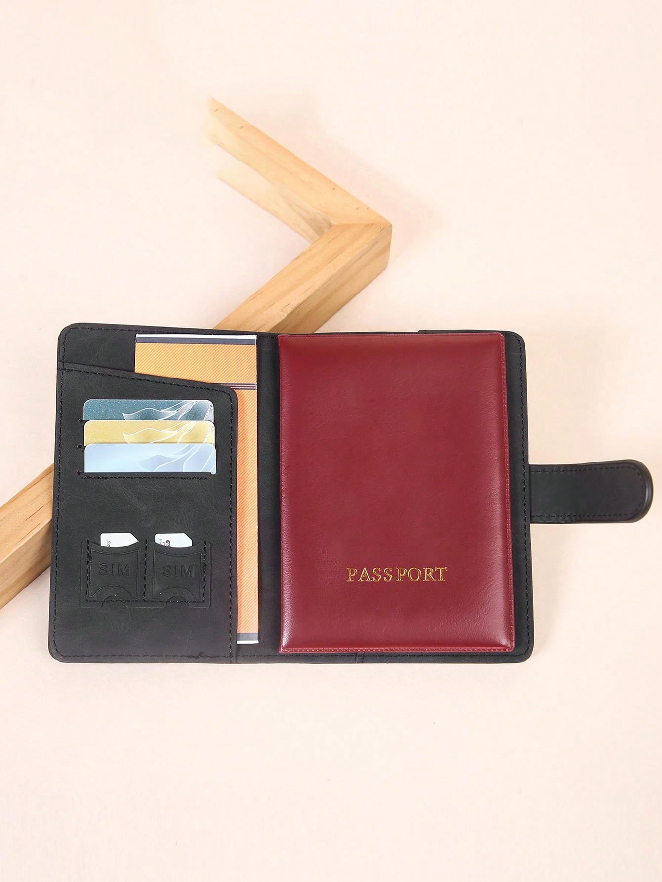 Fashion multi-function travel business passport clip, boarding pass ...