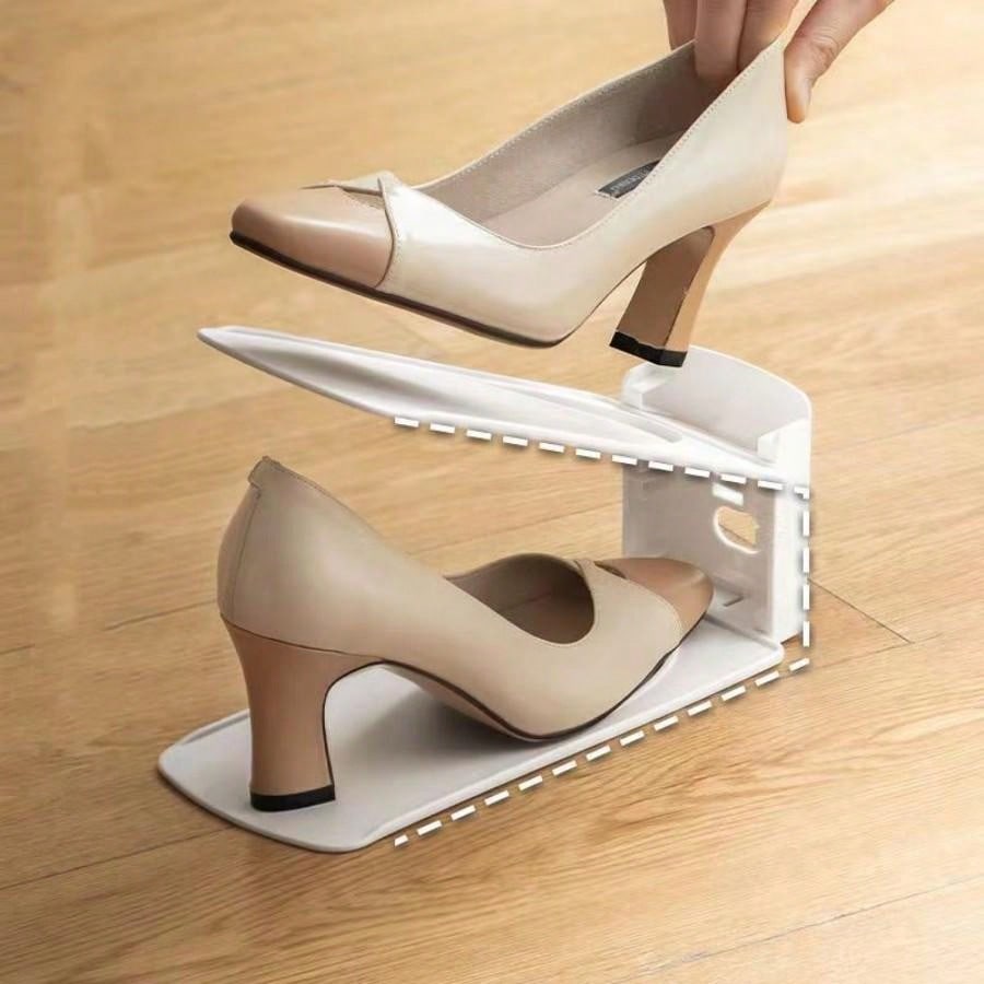 3-tier Adjustable Shoe Rack | SHEIN