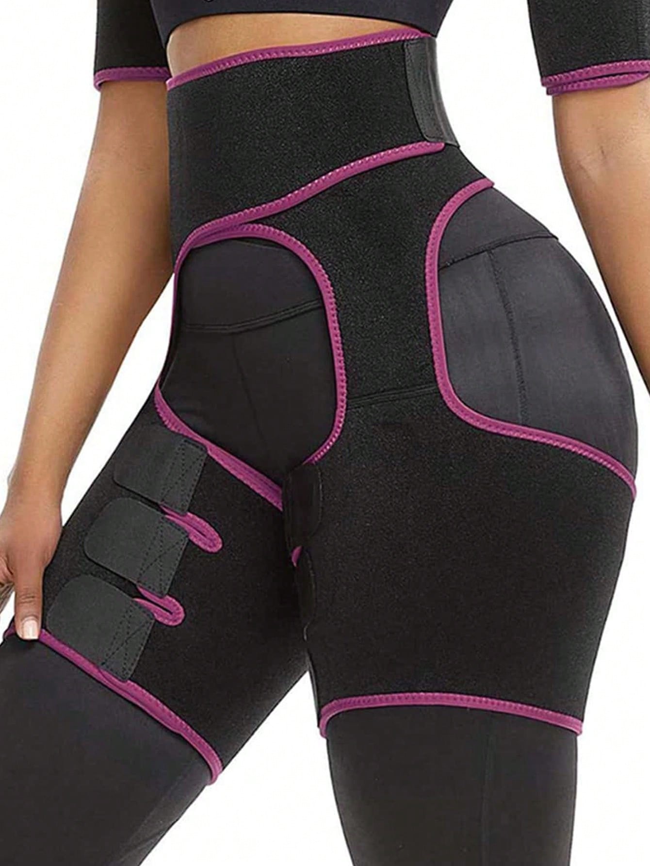 Unisex Low Waist Three-in-one Body Shaping Belt For Yoga And Fitness ...