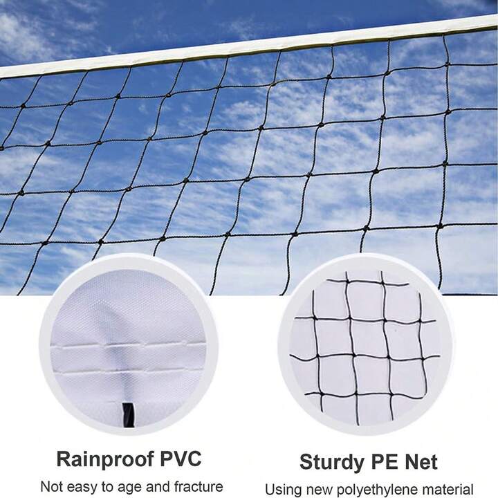 2024 Newest One Piece Volleyball Net Foldable Volleyball Net Official ...