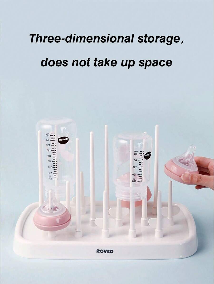 ROVCO 1-pack Rikang Baby Bottle Drain Rack Hanging Bottle Rack Drain ...