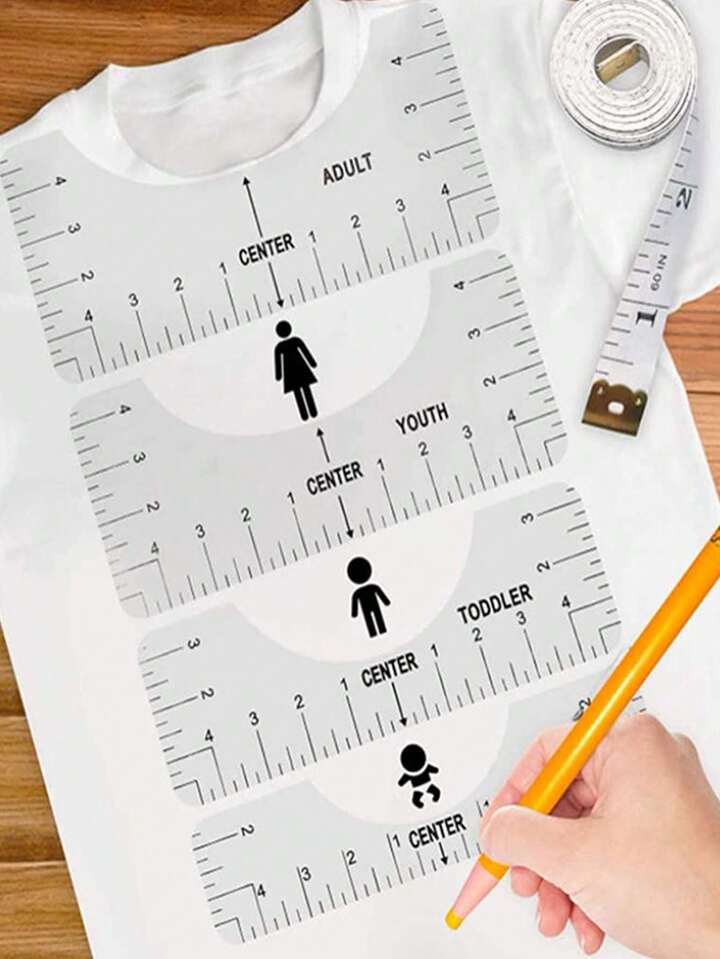 5 Pack T-Shirt Alignment Rulers Guide to Center Designs for Vinyl and ...