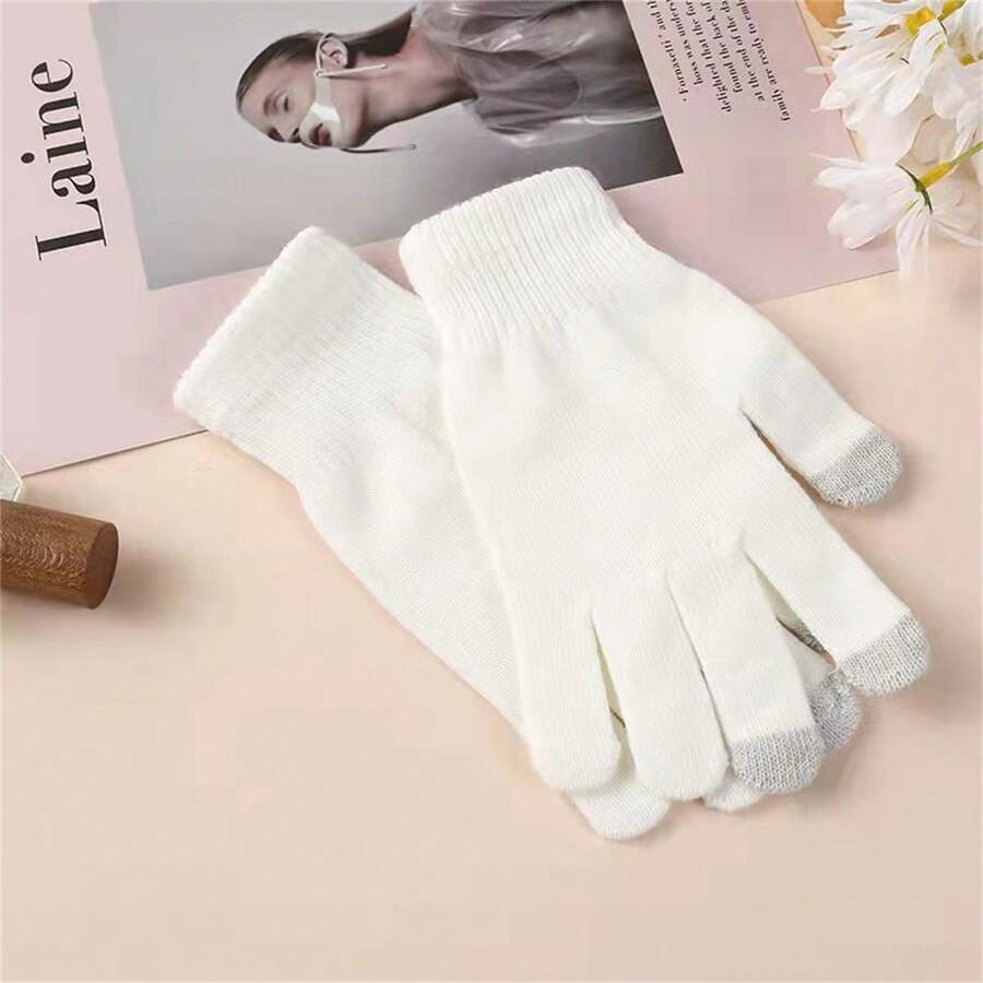 Touch Screen Gloves Knitted Winter Warm Woolen Men's & Women's ...