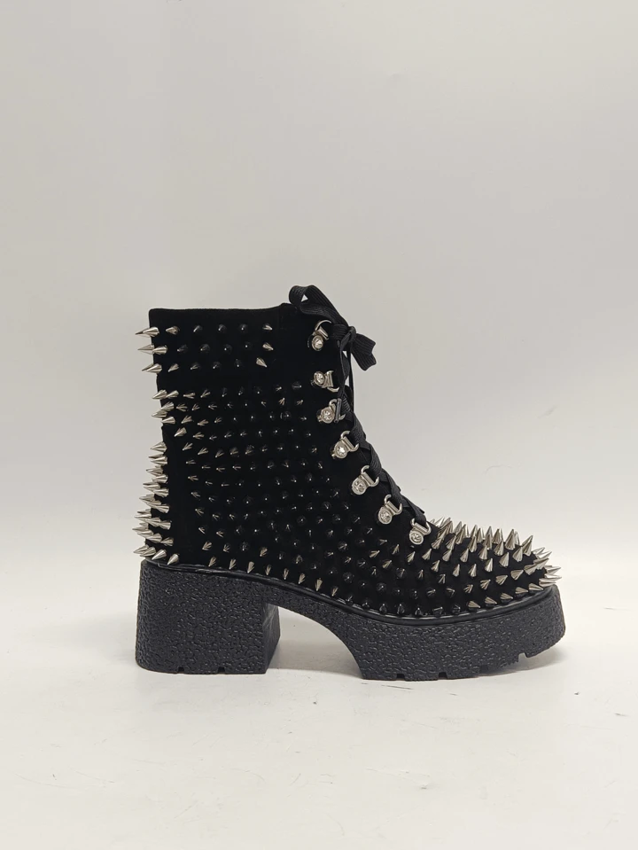 Spiked Ankle Boots