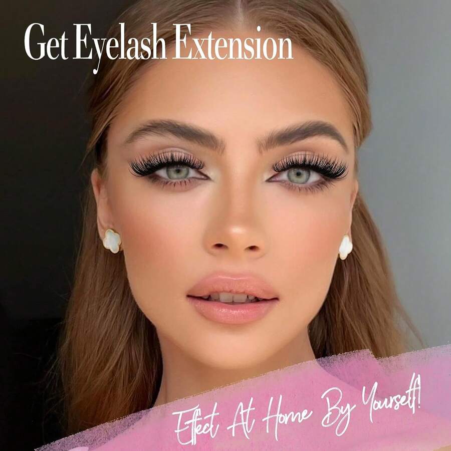 120pcs DIY Lash Extension Kit, Lash Clusters with Strong Hold Lash Bond ...