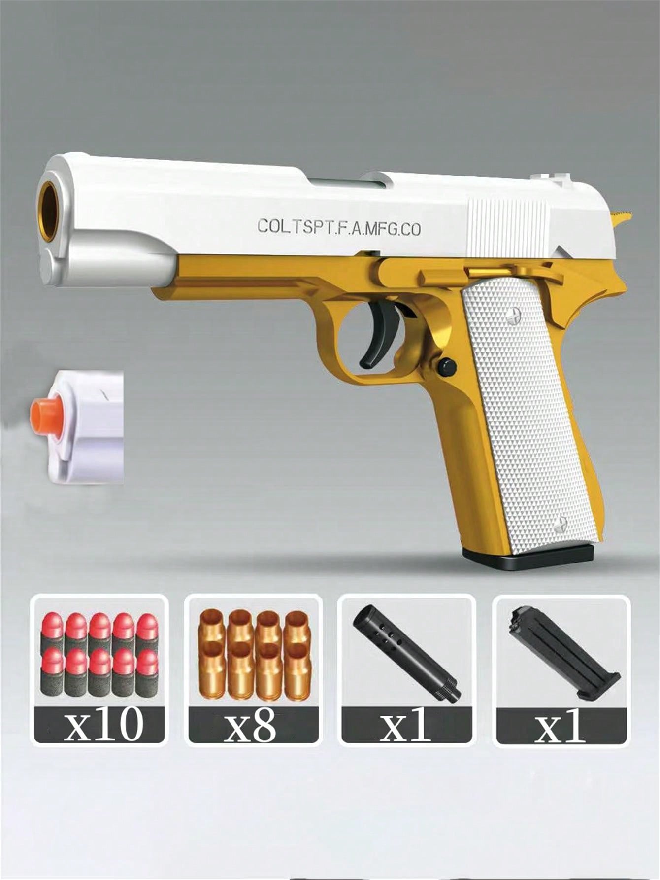1pc Soft Bullet Gun, Manual Loading Toy Gun | SHEIN