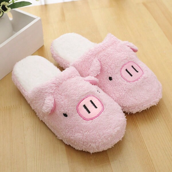 Fashionable, Versatile, Comfortable And Cute Pig Shaped Women's Indoor ...