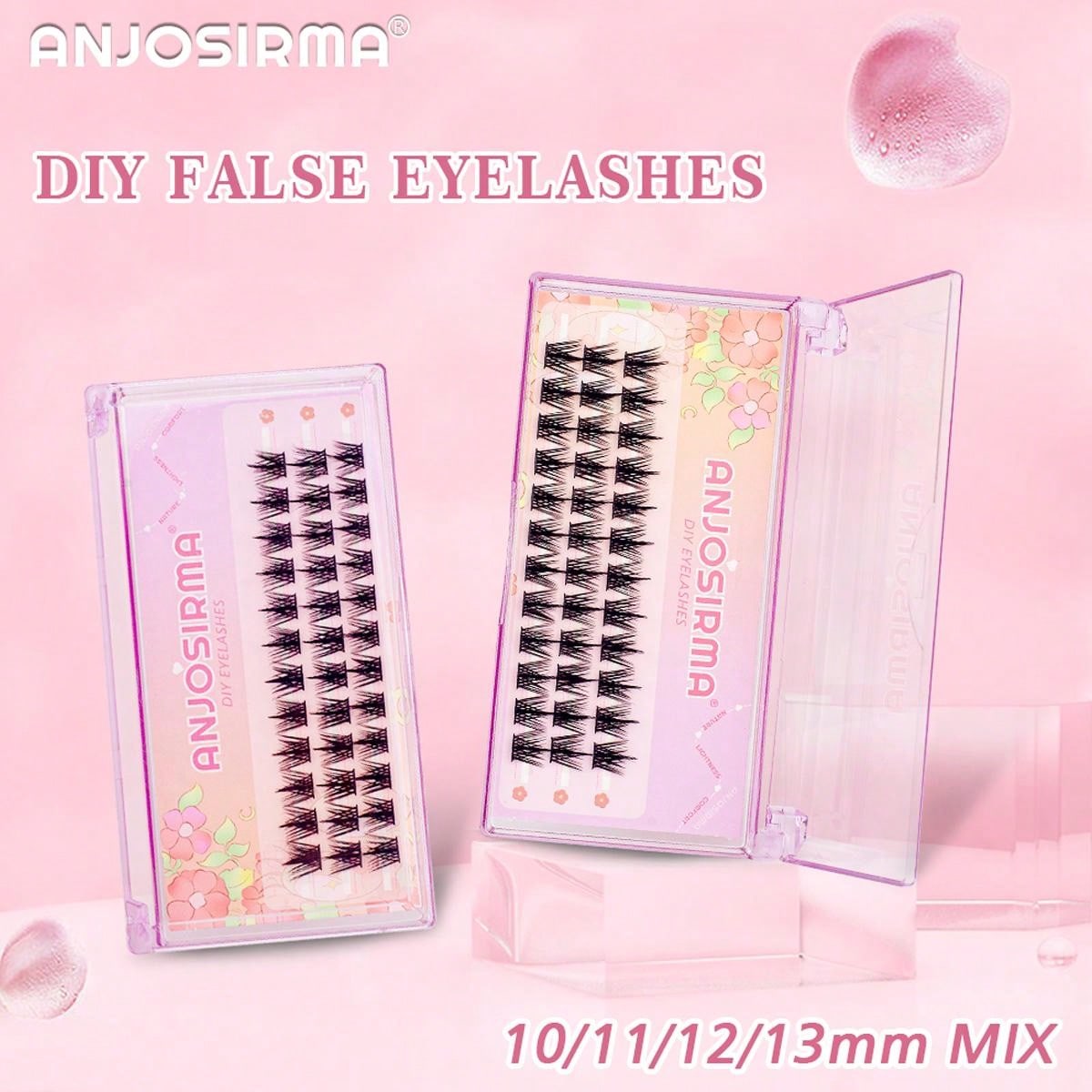 Pure Wild Dense Fine Black Stem Fairy False Eyelashes Natural Realistic ...