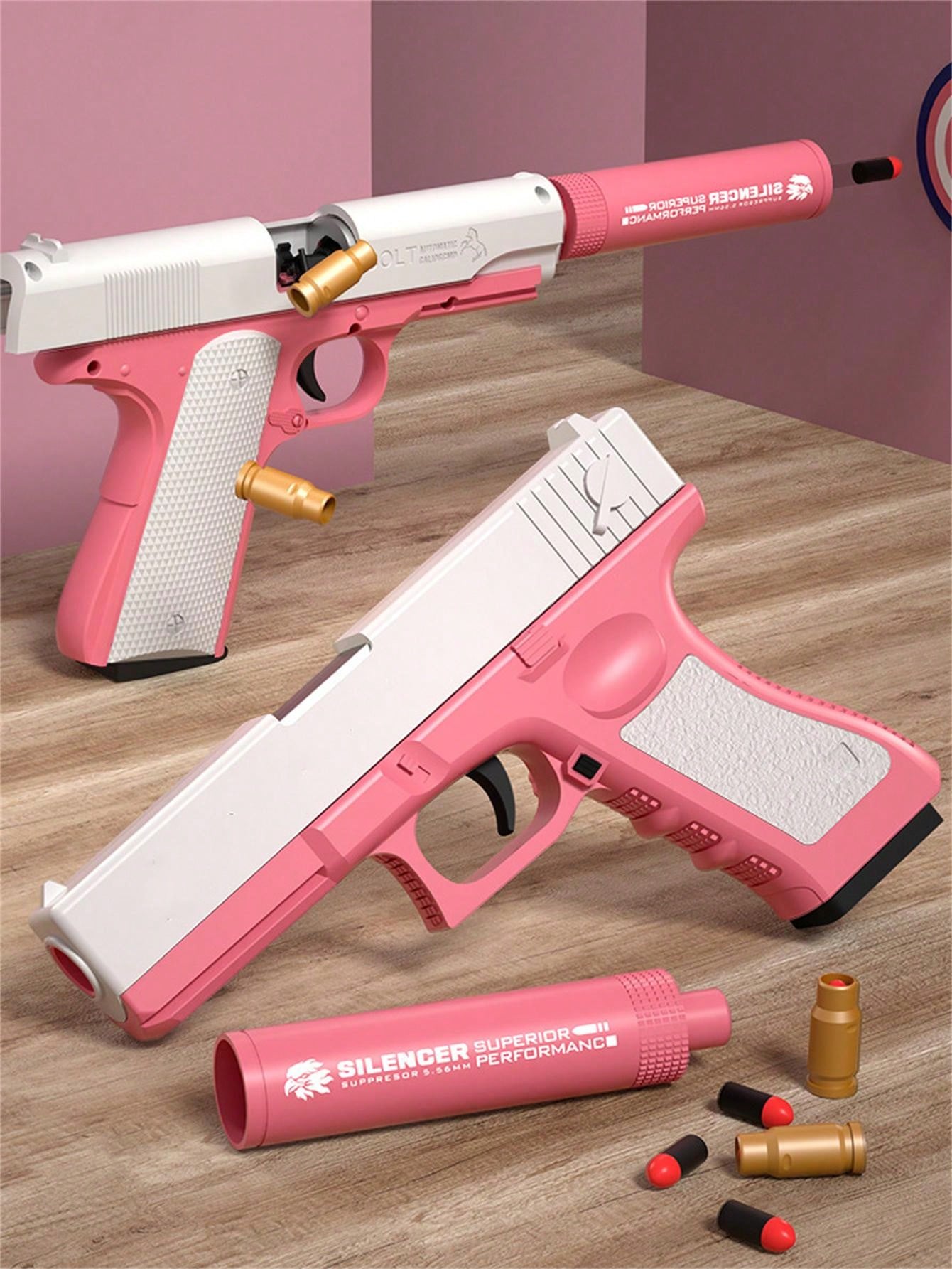 1pc Soft Bullet Gun, Manual Loading Toy Gun | SHEIN