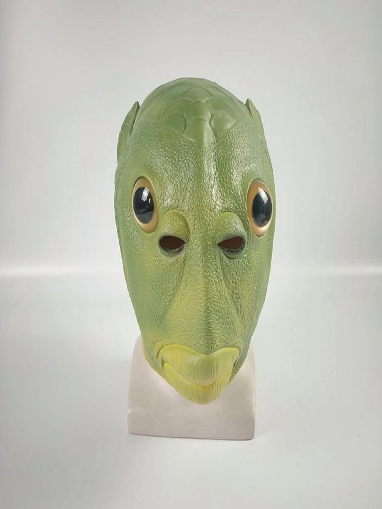 1pc Cute Funny Latex Monster Fish Head Mask Halloween Horror Anime ...