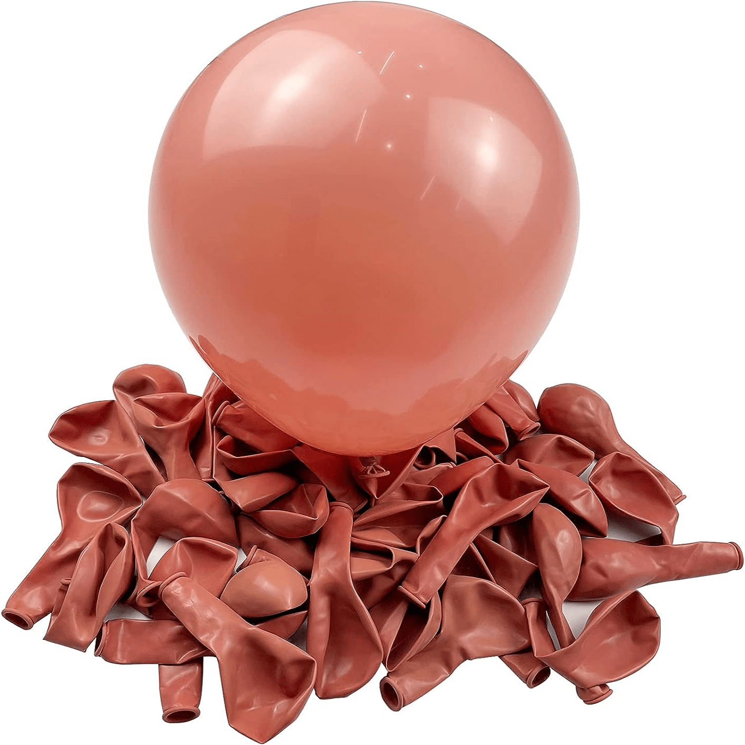 Partywoo Blush Pink Balloons 100 Pcs 5 Inch Boho Pink Balloons Pink