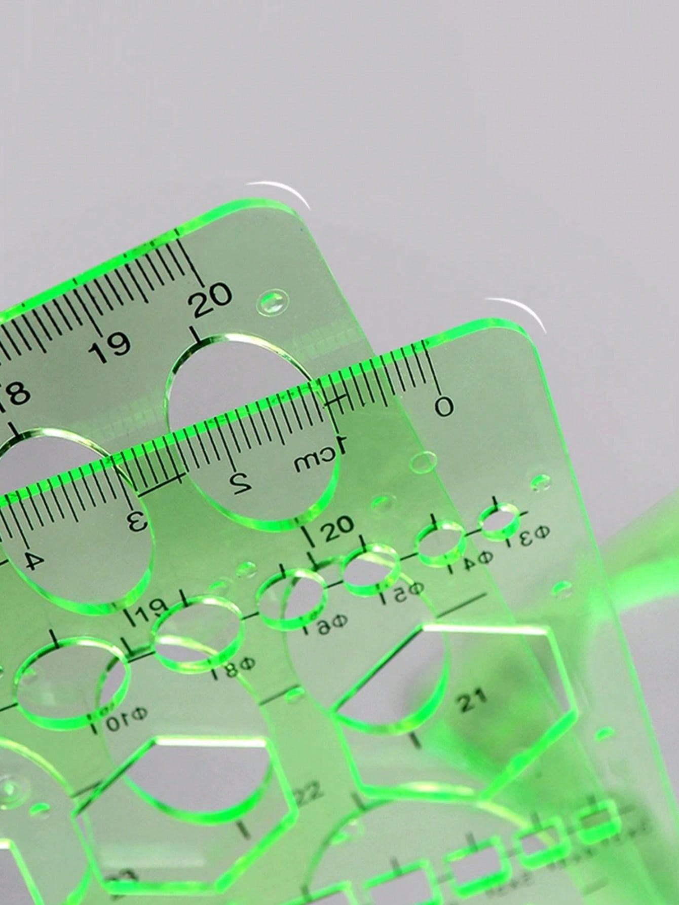 Multi-functional Painting Ruler With Circle Template, Ellipse Shaped ...