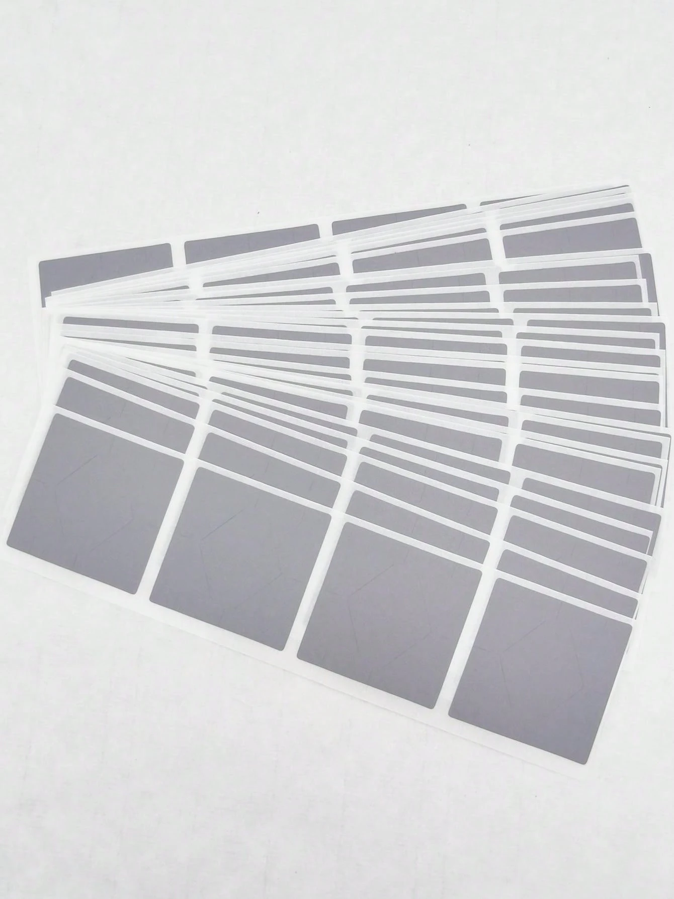 Gray 30mm Square Scratching Film Diy Stickers Homemade Scratch Cards ...