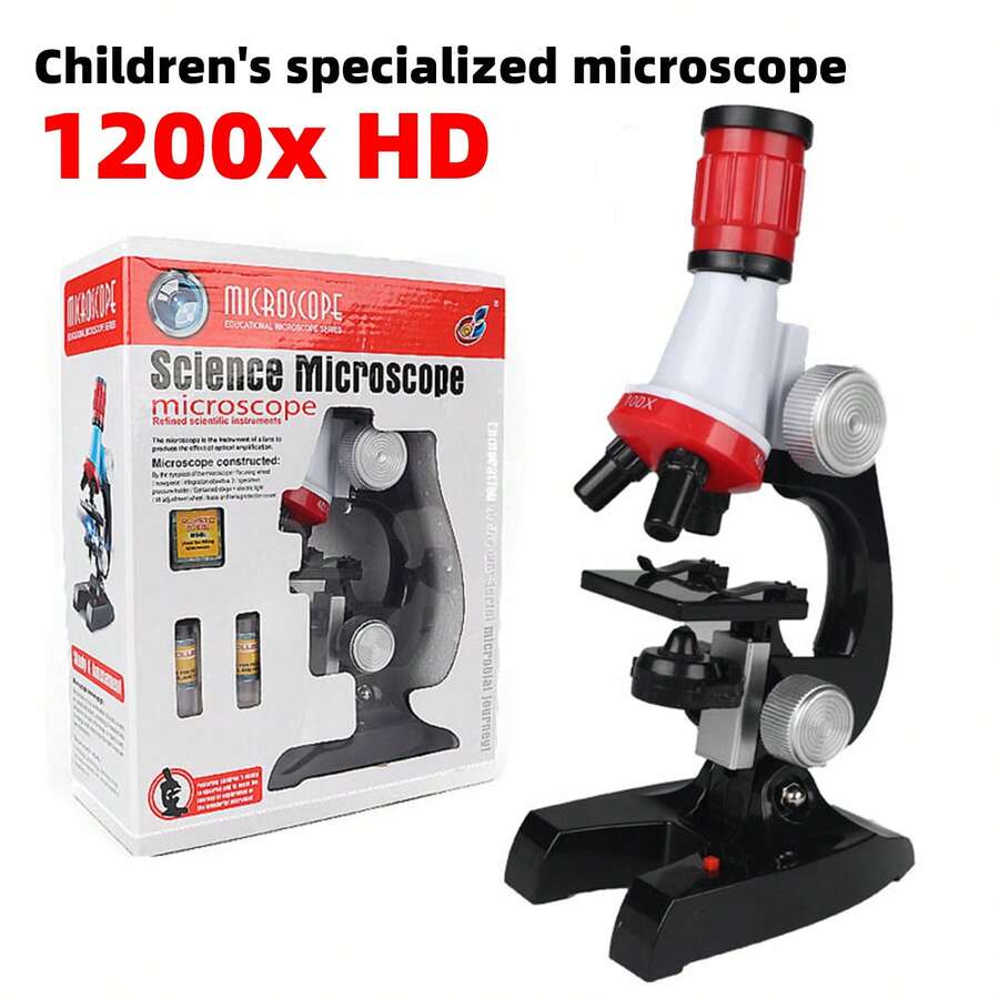 1200x Magnification Children's Microscope With Adjustable Focus ...