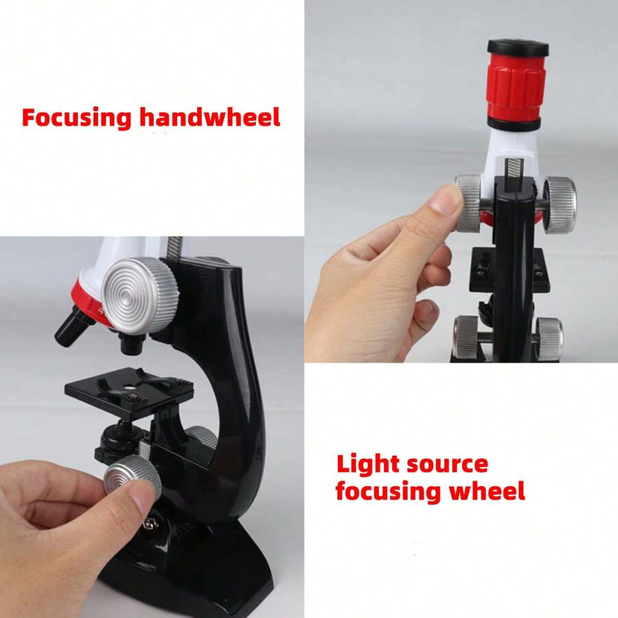 1200x Magnification Children's Microscope With Adjustable Focus ...