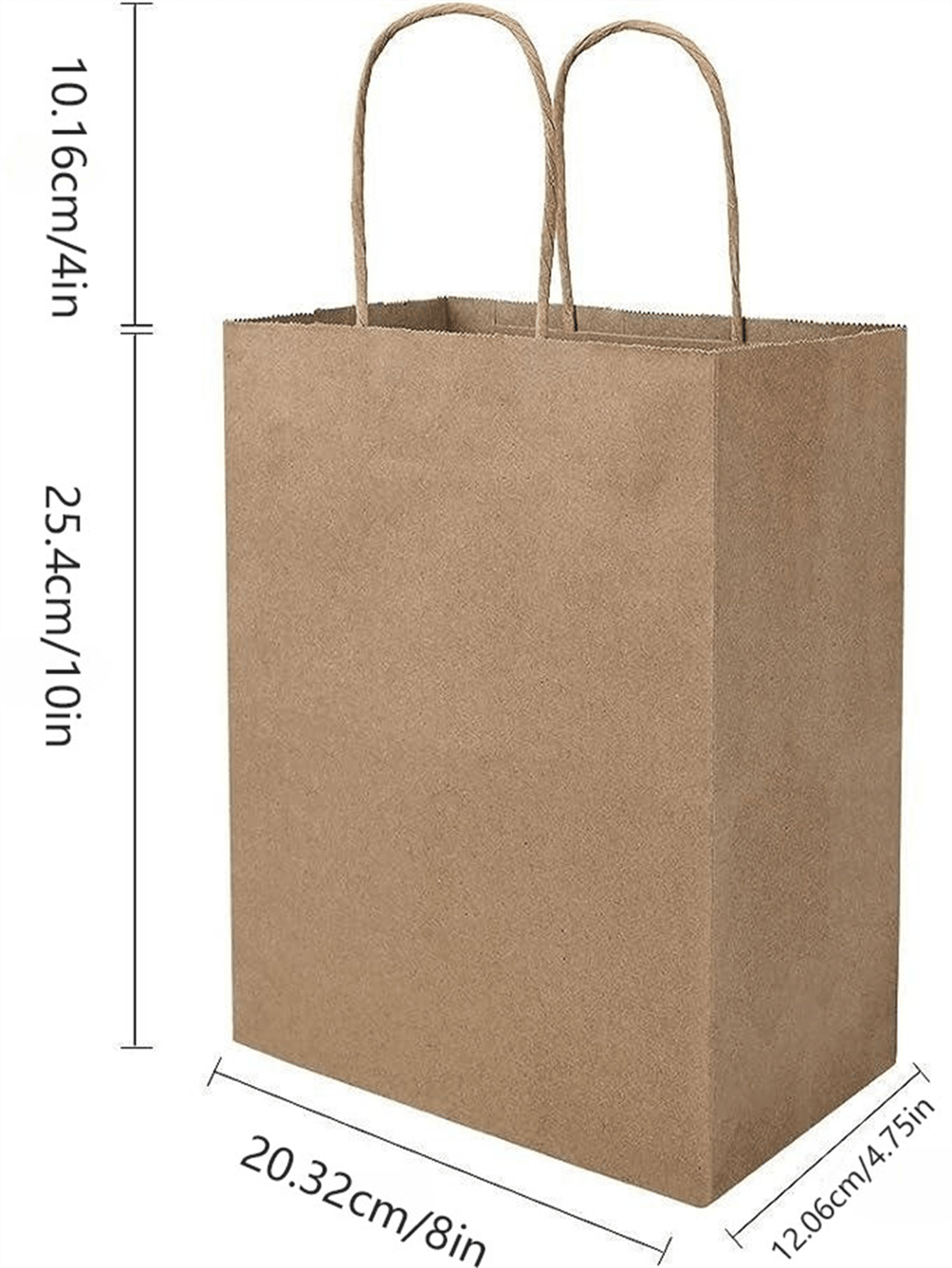 1pc 8x4.7x10 Inches (approximately 20.3x12.1x25.4 Cm) Plain Medium Size ...