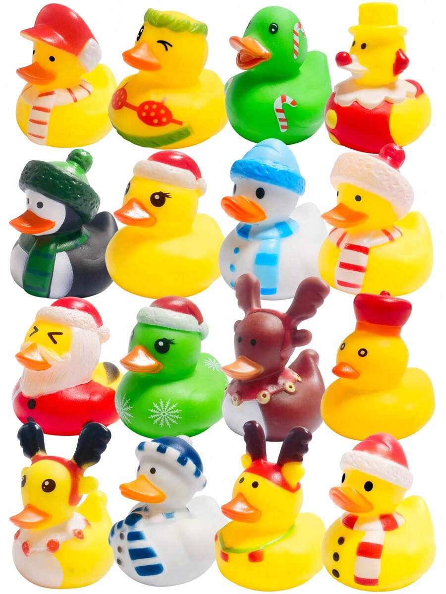 Christmas Decoration Christmas Rubber Ducks 2 Inch Mini Christmas Ducks ...