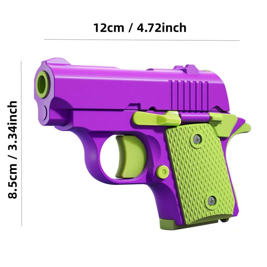 Mini Carrot Gun 3d Gravity Pistol Automatic Chamber But Can'T Shoot ...
