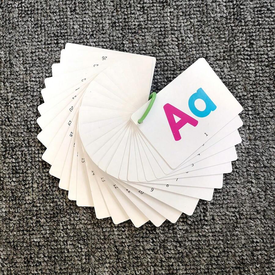 Alphabet Flash Cards - Write and Wipe Laminated ABC Letter Tracing ...