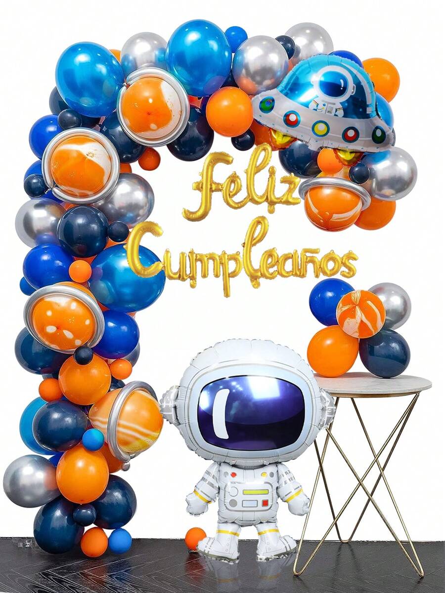 Space Themed Balloons Astronaut And UFO Themed Birthday Balloons ...