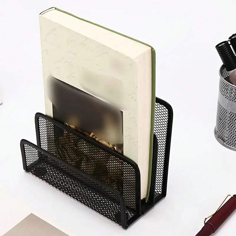 1pc Letter Grid Metal Combination Type Reference Rack File Rack Iron ...