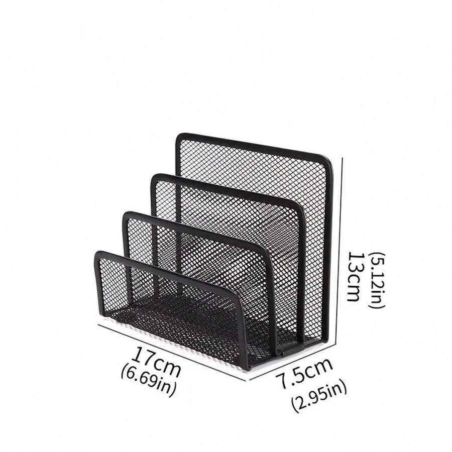 1pc Letter Grid Metal Combination Type Reference Rack File Rack Iron ...