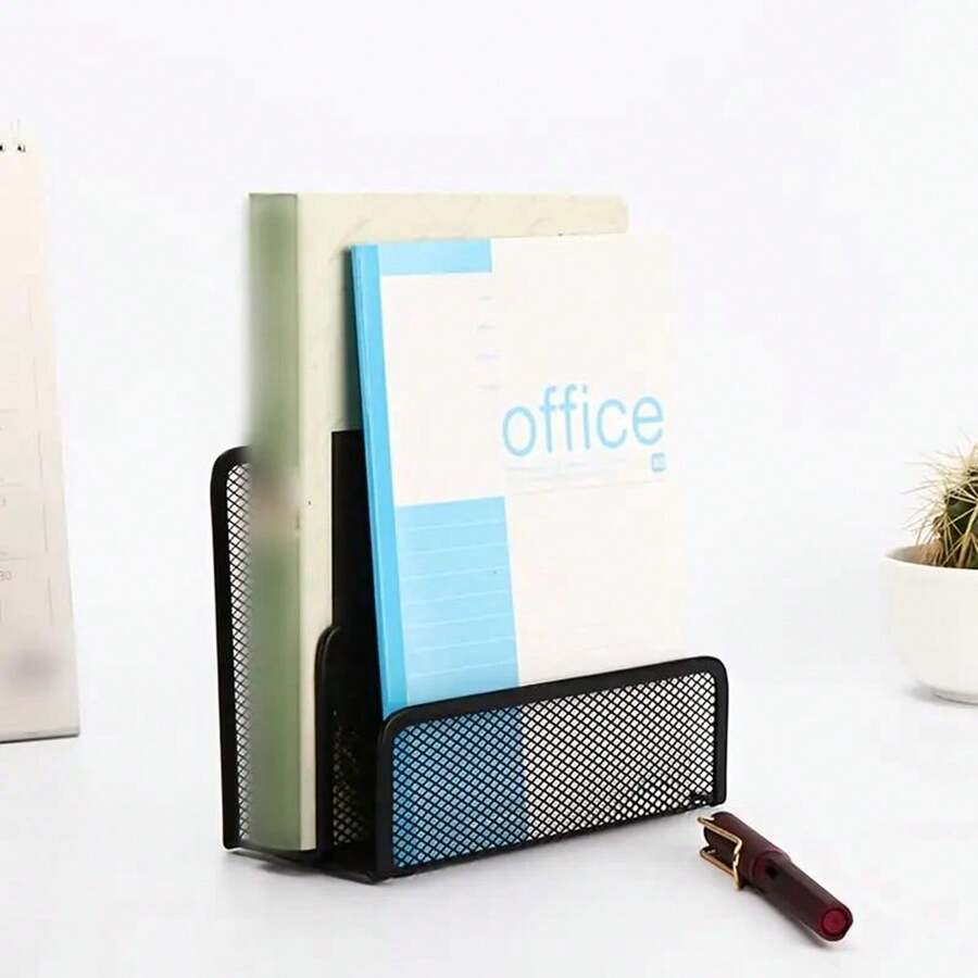 1pc Letter Grid Metal Combination Type Reference Rack File Rack Iron ...