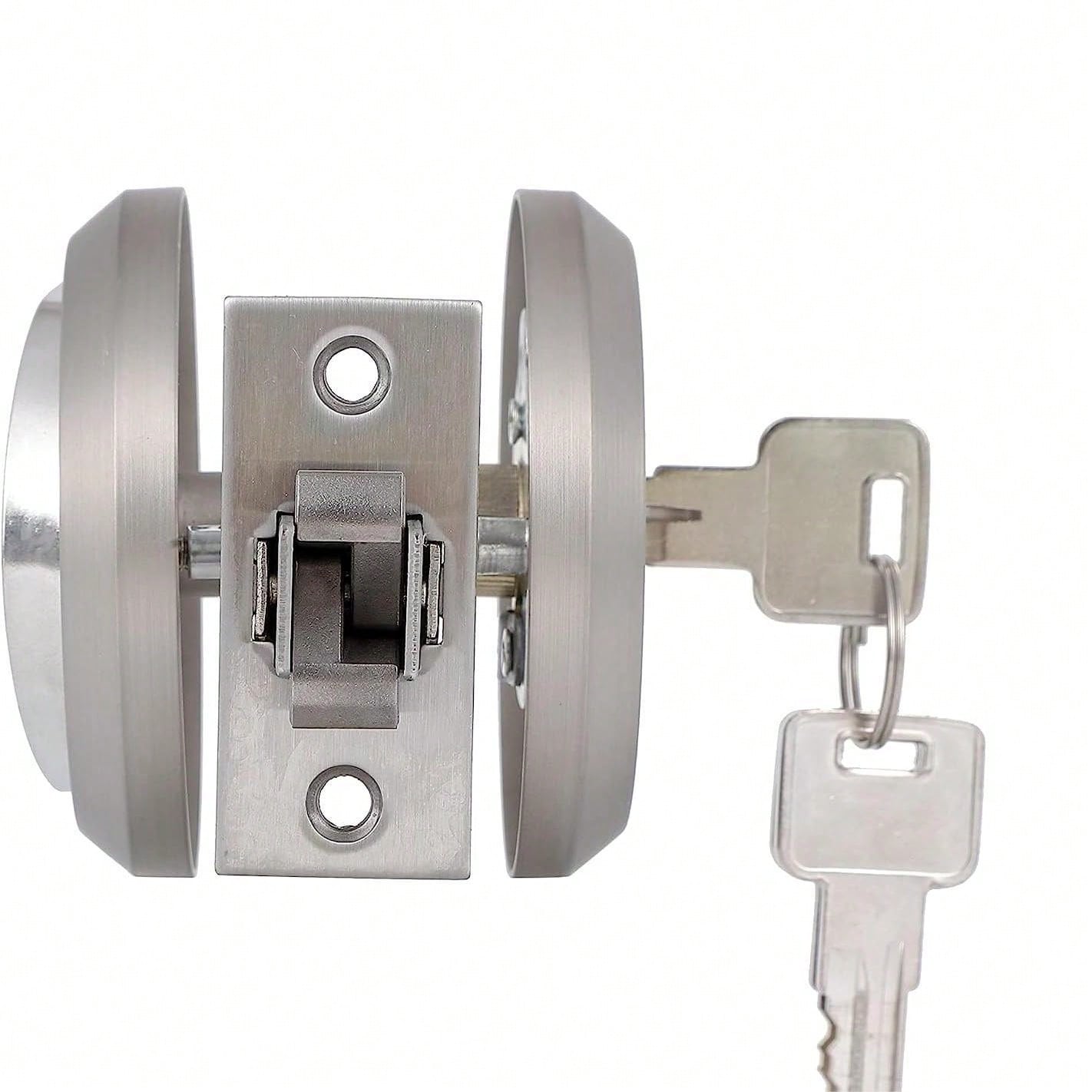 Double Hook Tongue Stainless Steel Hidden Door Lock, Sliding Door ...