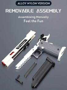 1pc Toy Gun Combat Master 2011 Taran Soft Bullet Gun Metal Die-cast Toy ...