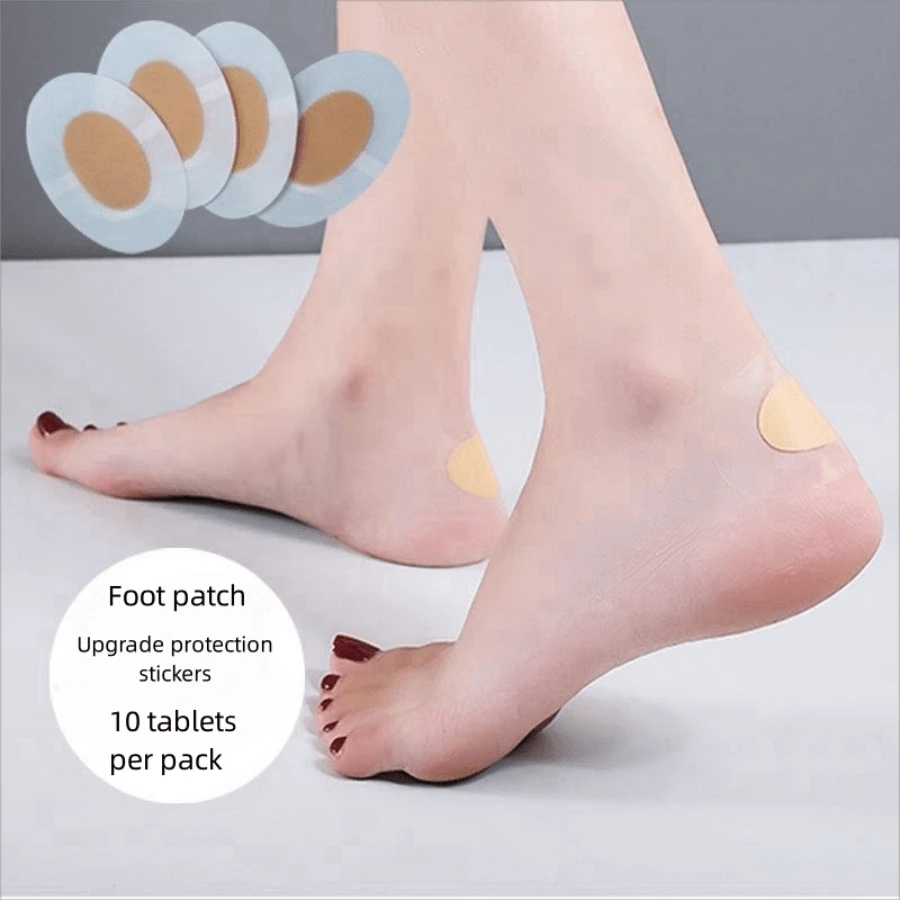 1 Pack 10pcs Heel Cushions, PU Waterproof Transparent Invisible Anti ...