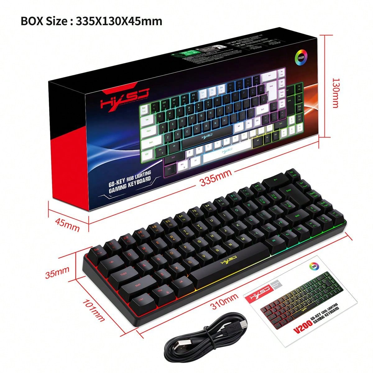 1pc Wired Mechanical Keyboard | SHEIN USA