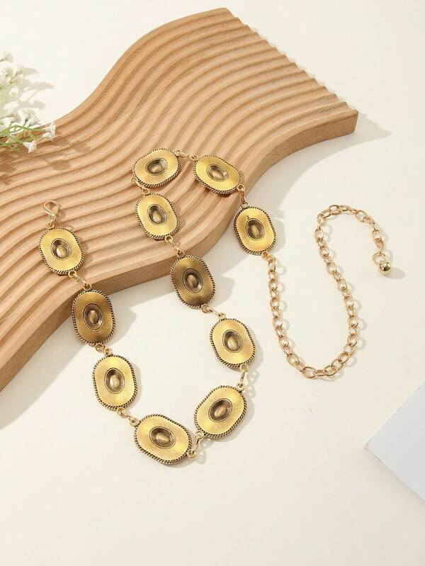 Vintage Gold Hat Shaped Waist Chain | SHEIN USA