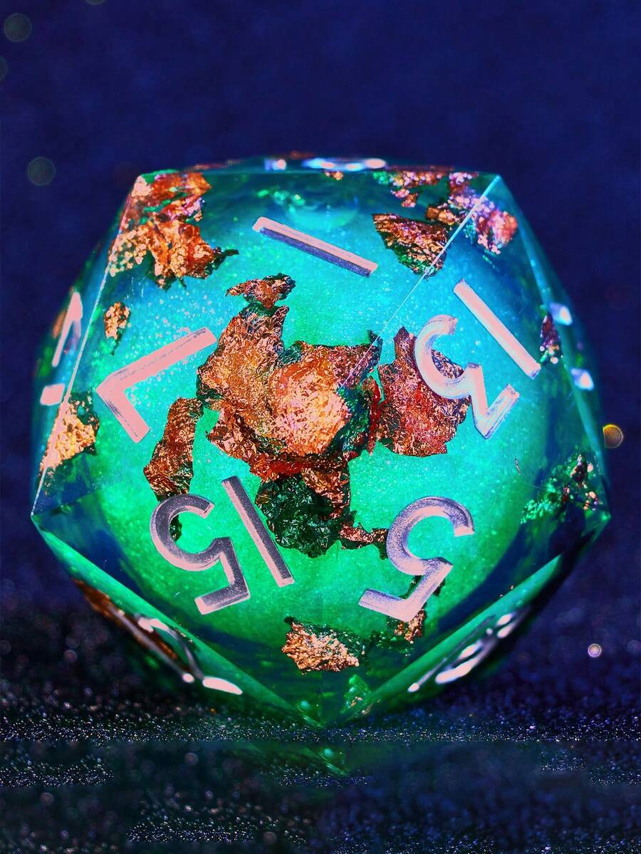 JOYLORD DND Sharp Edge Dice Set - 7-Piece Resin Polyhedral DND Dice ...