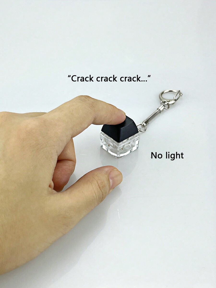 One Stress-Relieving Keychain Without Light Up Button, Novelty Fidget ...