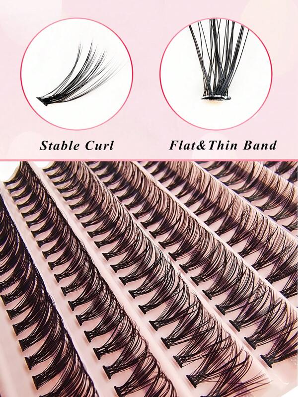 200pcs 0 07d 9 18mm Mix D Curl Cluster Lashes Individual Lashes Lash