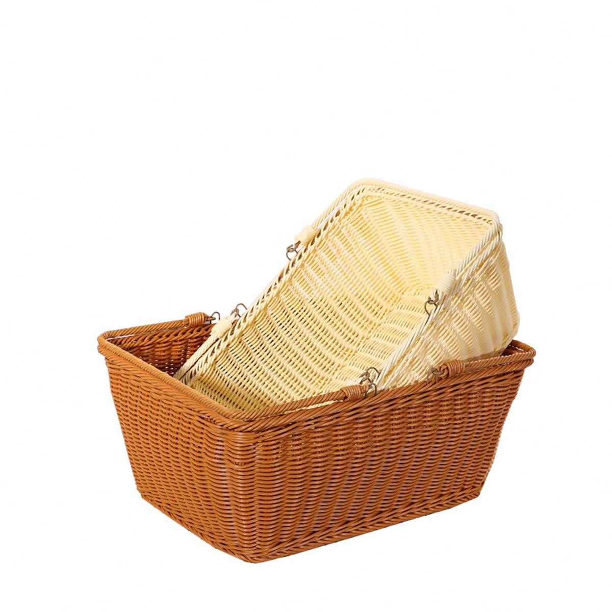 Handmade Natural & Eco-friendly Picnic Basket, Camping Basket, Bread ...