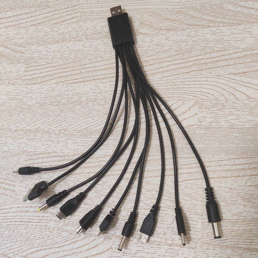 10-In-1 Micro USB Multi-Cable Charger Charging Cables For Mobile Phones ...