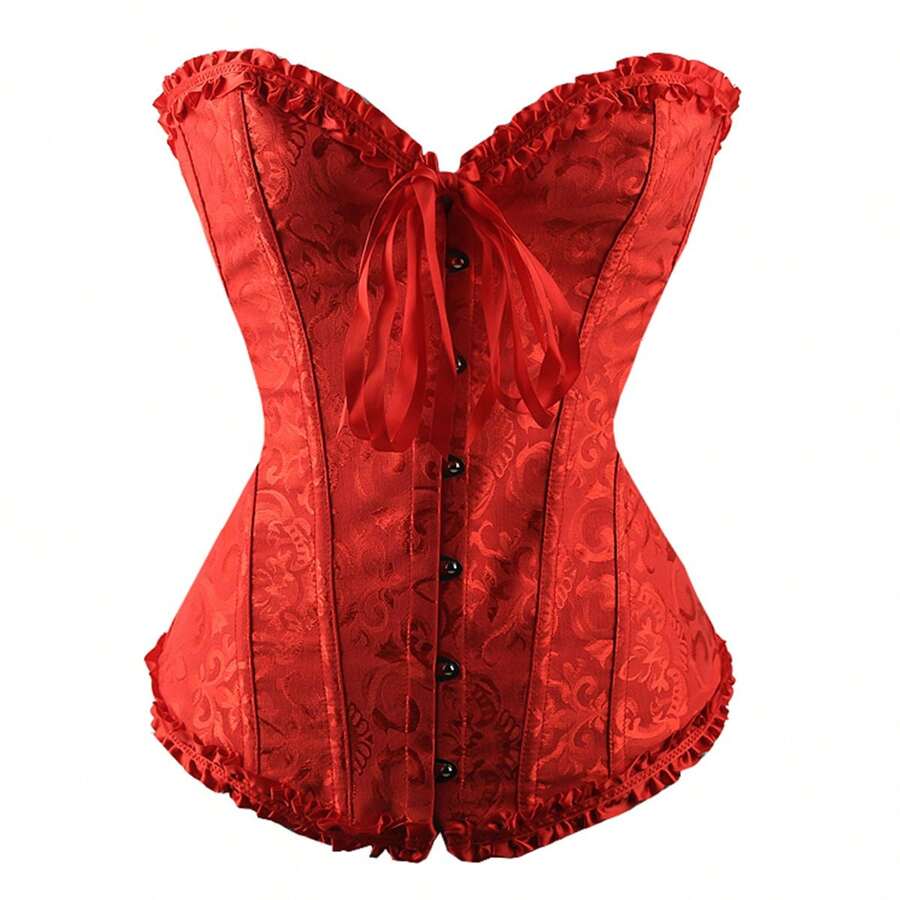 Retro Jacquard Tight Fitting Bustier That Can Be Worn Outside for Sale ...
