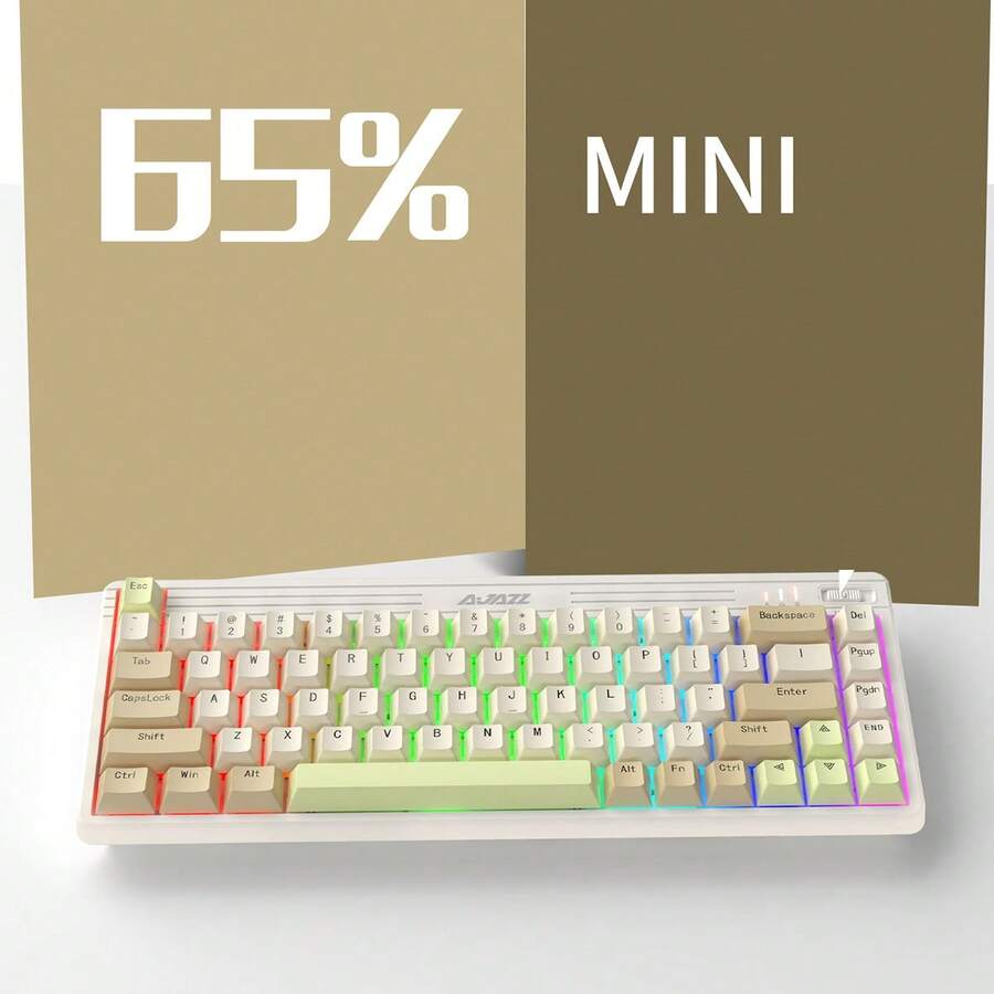 AJAZZ AJAZZ K690Tpro e-sports mechanical keyboard three-mode wireless ...