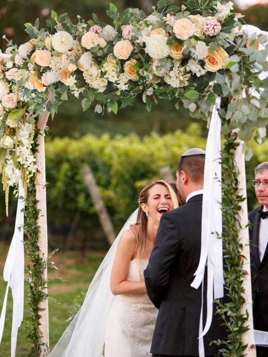 Wedding Arch Flowers,3.28ft Artificial Flowers Arrangement Swag, Silk ...