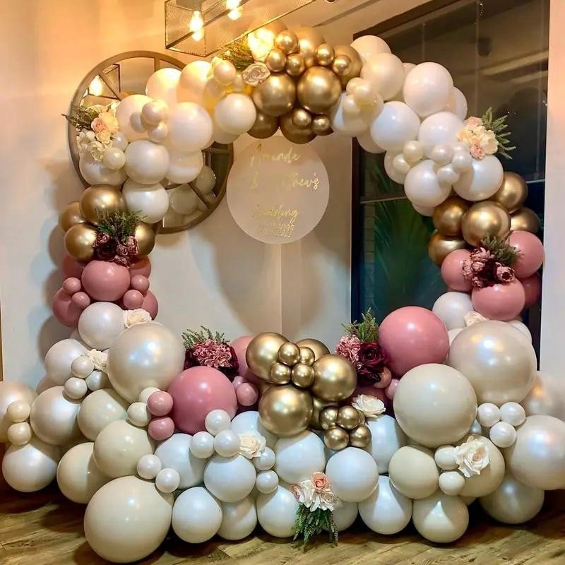 1pc Diy Flower Wreath Frame - Circular Balloon Arch For Baby Shower ...
