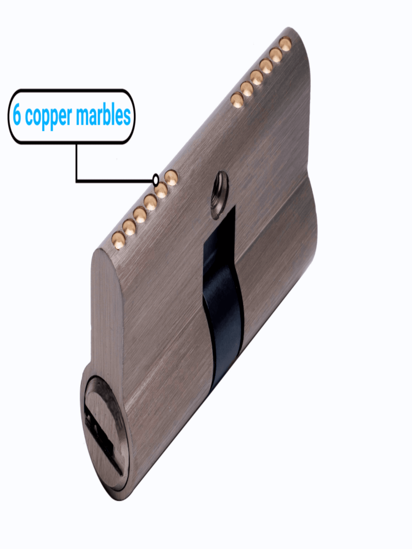 1pc 60mm European Standard Size Zinc Alloy Double-opening Door Lock ...