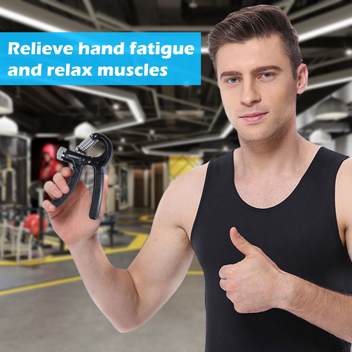 Hand Grip Strengthener, Forearm Exerciser, Handheld Gripper, Hand ...