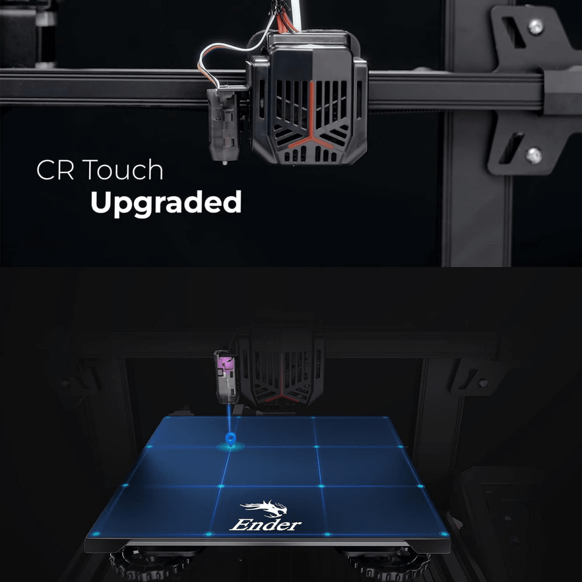Official Creality Ender 3 V2 Neo 3D Printer with CR Touch Auto Leveling Kit PC Spring Steel ...