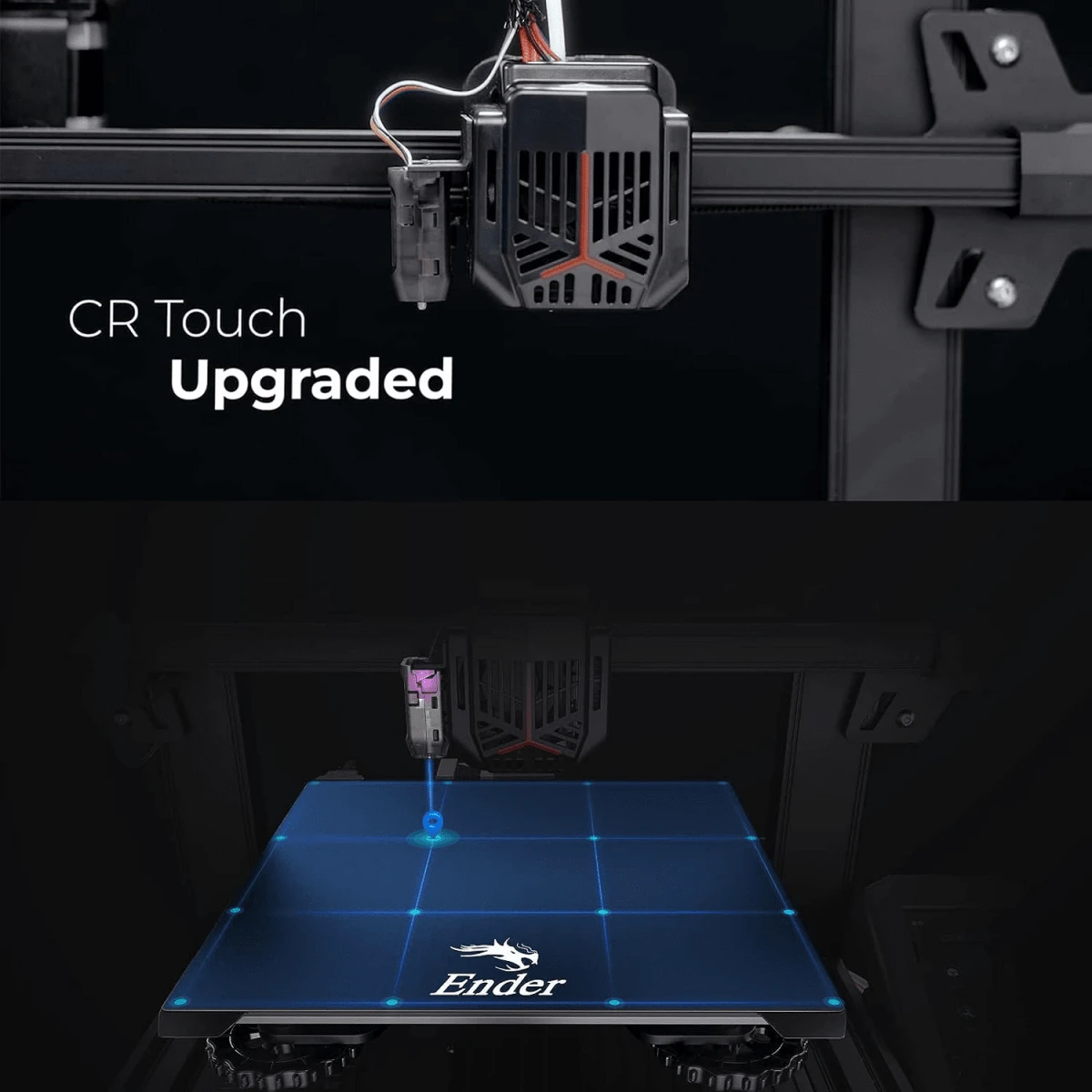 Official Creality Ender 3 V2 Neo 3D Printer with CR Touch Auto Leveling Kit PC Spring Steel ...